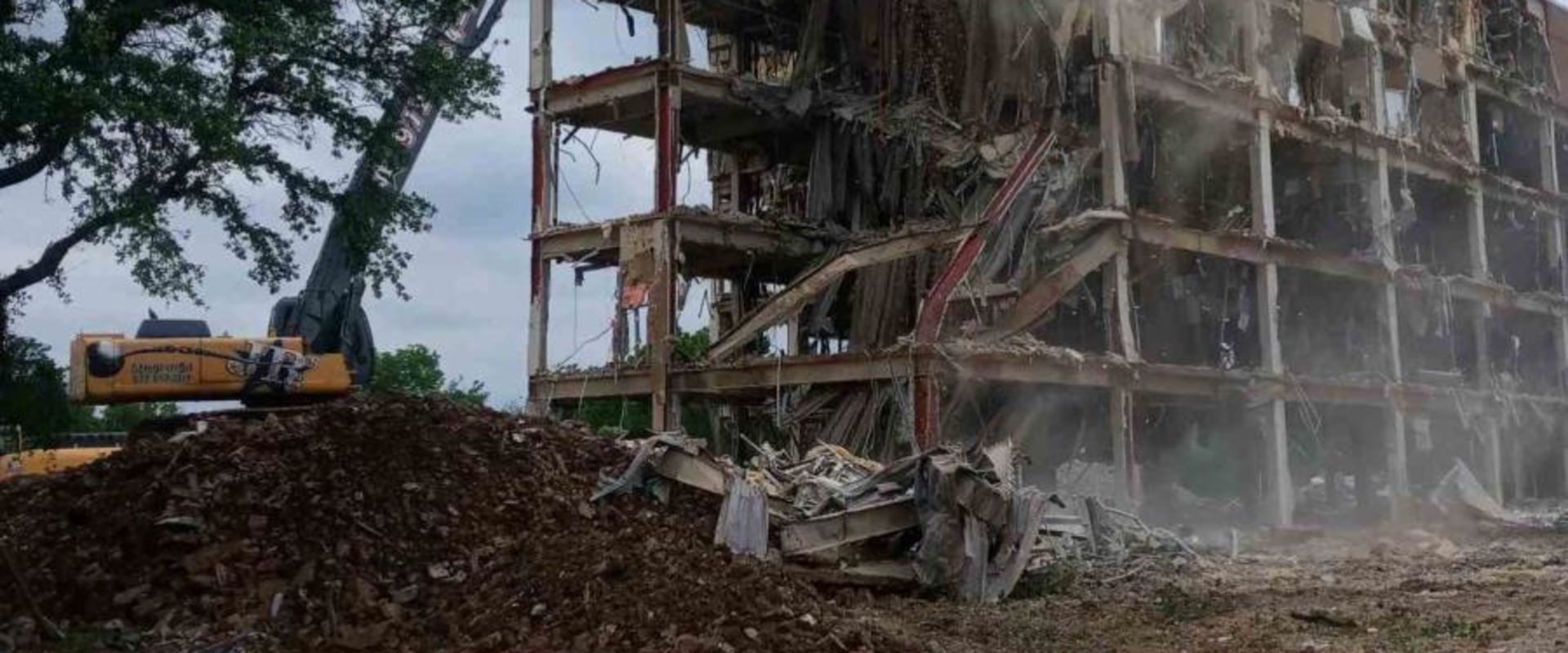 Superior Small Building Demolition Combined With Land Clearing ...